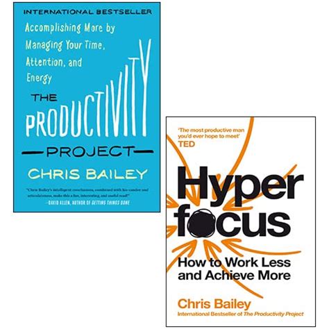 The Productivity Project Hyperfocus 2 Books Collection Set By Chris