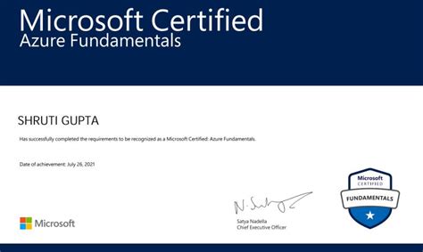 Microsoftazure Microsoftcertification Azurefundamentals Microsoft Azure Shruti Gupta 19