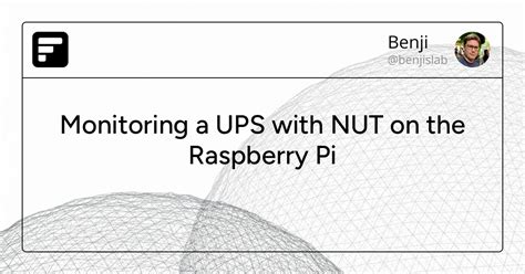 Monitoring A UPS With NUT On The Raspberry Pi