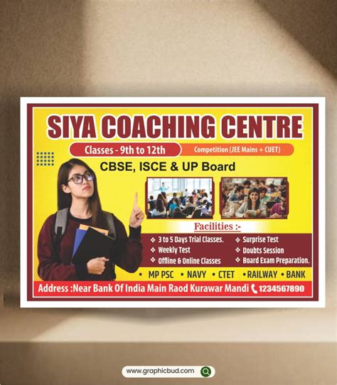Coaching Center Banner Design