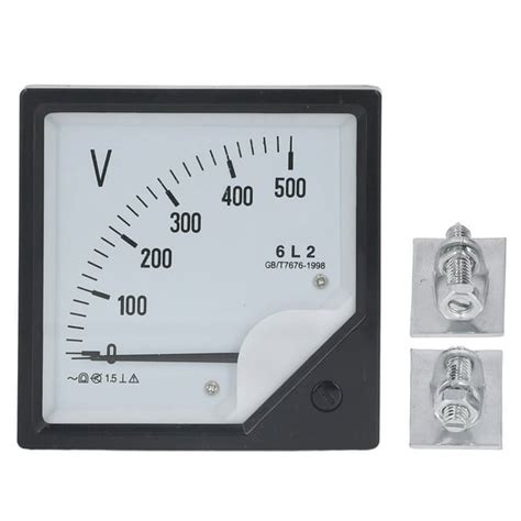 Analog Voltmeter Square Needle Volt Panel Standard Design Large Screen For Equipment Walmart Ca