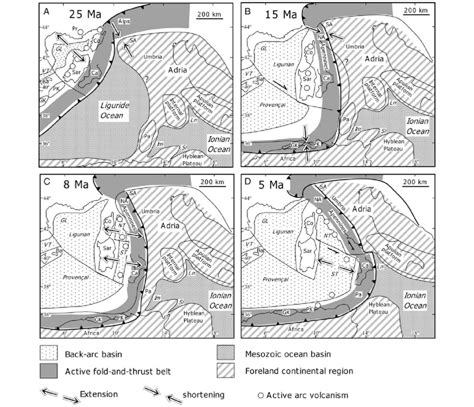 Schematic Reconstruction Of The Tectonic Evolution Of The Download