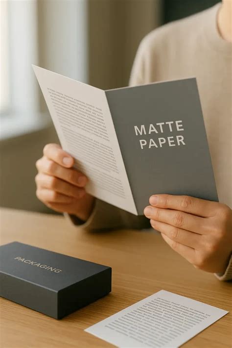 Matte Stock Paper In Printing And Packaging Benefits Applications And How