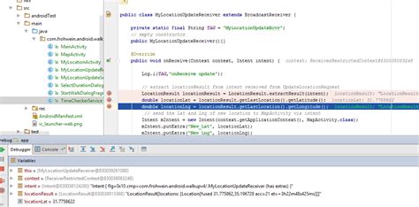 android getting location out of a locationresult in onreceive