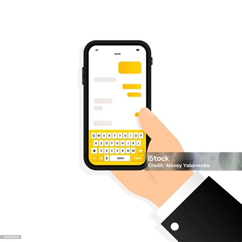전화 메시지 템플릿입니다 소셜 네트워크 채팅 페이지 템플릿입니다 메시지 채팅 은 벡터 아이콘을 거품 격리된 흰색 배경에 아이콘 플랫입니다 Eps 10 벡터 Brand