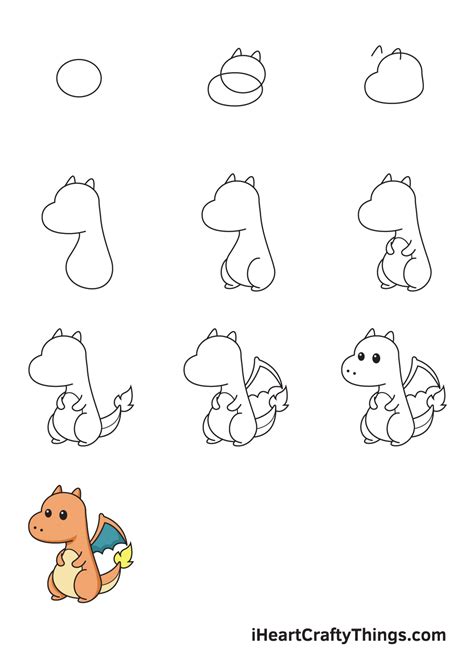 Easy To Draw Charizard New Pokemon Drawing Guides