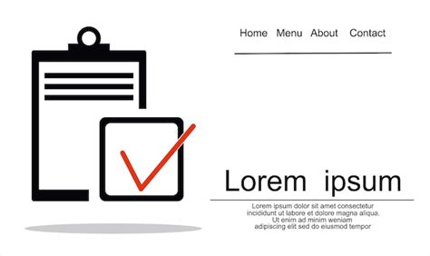 Premium Vector Checkmark Icon