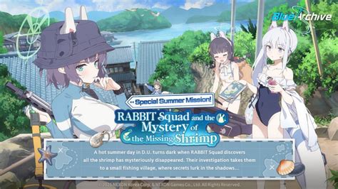 Blue Archive Special Summer Mission RABBIT Squad Event Overview DotGG