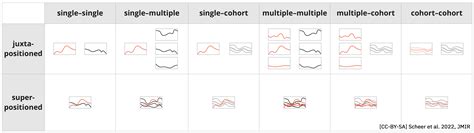 Visualization Techniques Of Time Oriented Data For The Comparison Of Single Patients With