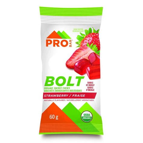 Jujubes énergétiques Pro Bar Fraise 60g