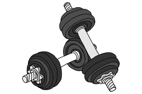 Dumbbell Svg Weightlifting Clip Art Vector Weights Clipart Clipart Body
