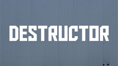 12th Computer Science Destructor Youtube