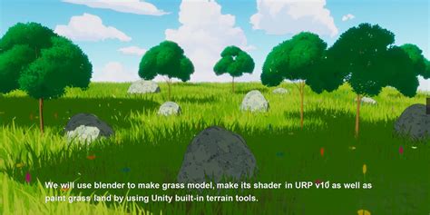 Artstation Make Stylized Grass In Unity Tutorials