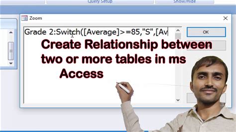 How To Create Relationship Between Two Or More Tables In Ms Access In Hindi And English Youtube