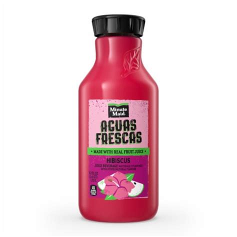 Minute Maid Aguas Frescas Naturally Flavored Hibiscus Juice Drink 52 Fl Oz Frys Food Stores