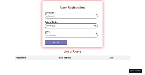Reactassignment6 Codesandbox