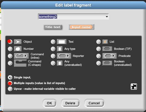 Can I Choose An Object From A Variadic Input Snap Editor Snap Forum