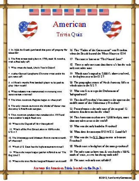 Flag Day Trivia Questions And Answers Printable Printable Word Searches