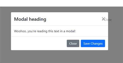 Modal Close Button Improper Class Name Issue React Bootstrap React Bootstrap Github