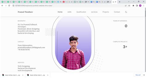 Build A Creative Portfolio Website Using Html Css Javascript By