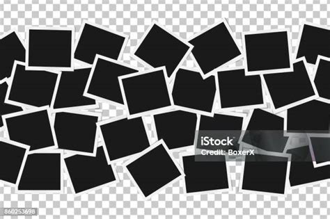 현실적인 프레임 고립 된 콜라주 서식 파일 디자인입니다 벡터 일러스트 레이 션 사진 예술 및 공예제품에 대한 스톡 벡터 아트 및 기타 이미지 사진 예술 및 공예제품