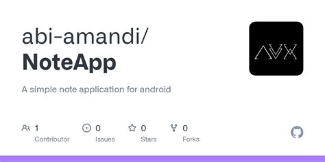 GitHub Abi Amandi NoteApp A Simple Note Application For Android