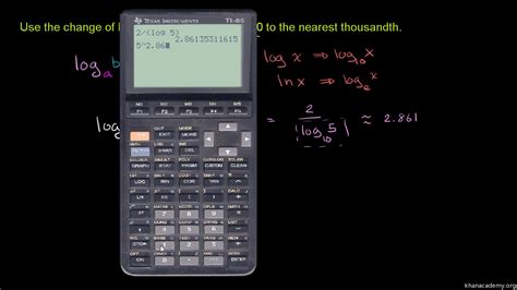 How To Solve Log Equations On A Graphing Calculator Tessshebaylo