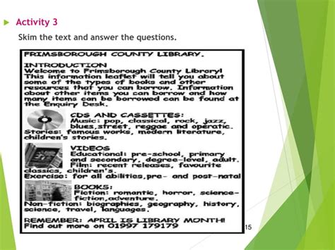 Skimming Pptppt What Is Skimming And Activities Related To Itd Ppt