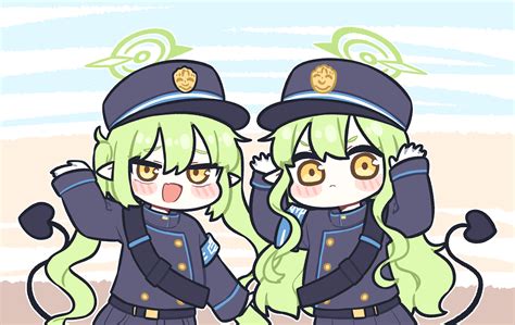 piki itpiki hikari blue archive nozomi blue archive blue