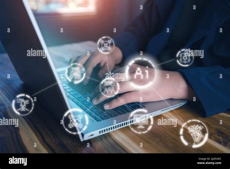 technology innovation ai computing connection concept female engineer