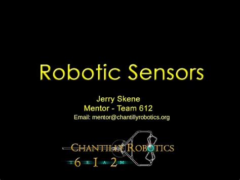 PPT Robotic Sensors DOKUMEN TIPS