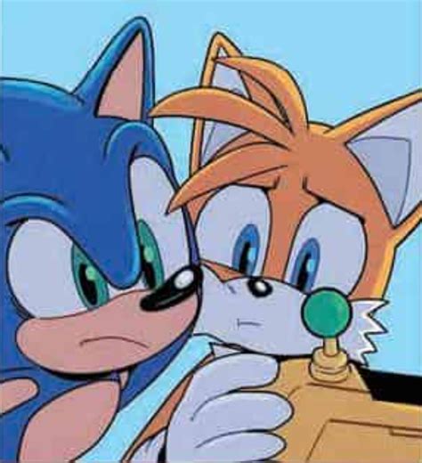 Okay This Sonic And Tails Face Smoosh Is Adorable Idw Sonic 35