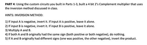 4 bit 2 s complement multiplier input a 4 bit 2 s