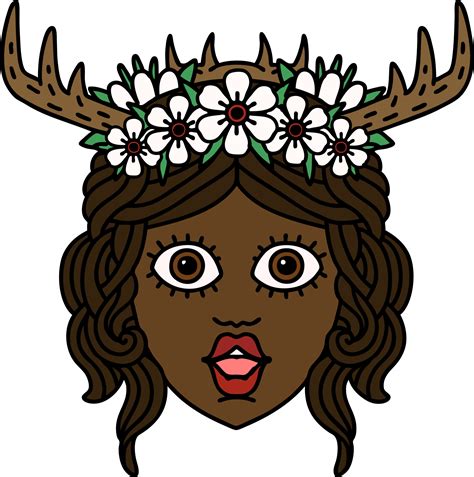 Human Druid Character Face Illustration 45274575 Png