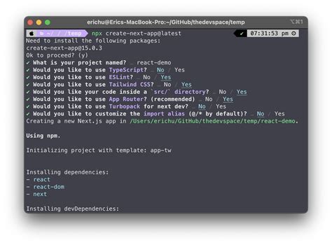 the next js 15 tutorial thedevspace