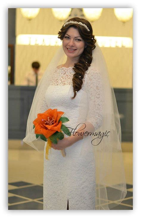 Прекрасная невеста с моим букетиком. | Perlenblumen, Blumen