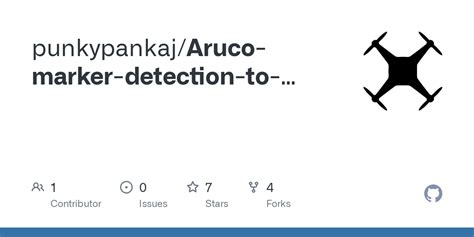 Github Punkypankaj Aruco Marker Detection To Land A Drone Python Script