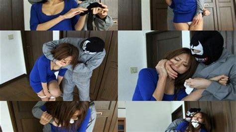 Masked Captor Is Hands On His Captive Full Version High Quality Japanese Damsel In
