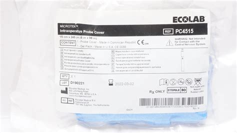 Microtek Pc4515 Ecolab Intraoperative Probe Cover 6inch X 98inch X Imedsales
