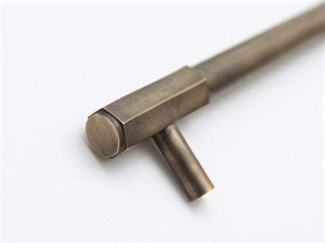 Solid Satin Brass Knurled Pull Handles And Knobs Brass Bee