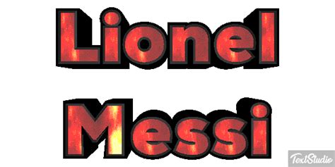 Lionel Messi Celebrity Animated Gif Logo Designs