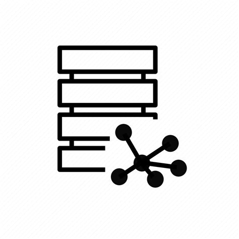 Connection Database Database Connection Database System Data Network Storage Icon