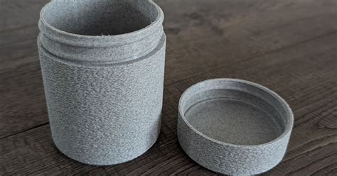 Parametric Threaded Container By Kdub Download Free Stl Model