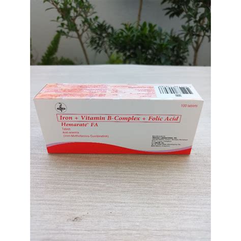 Hemarate Fa Tablet Multivitamins Shopee Philippines