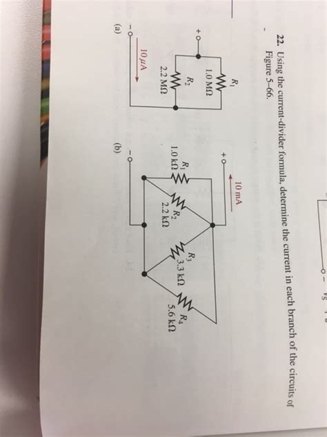 Solved Using The Current Divider Formula Determine The