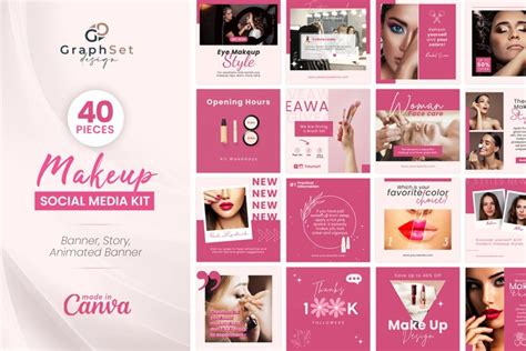 Makeup Style Canva Instagram Post Design