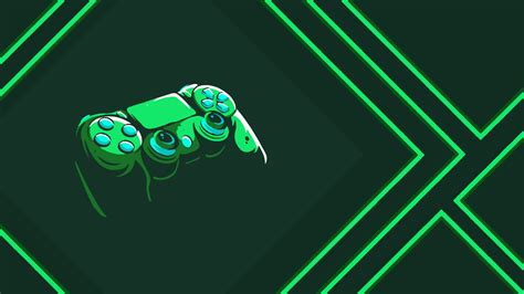 Free Green Gaming Background Template To Edit Online