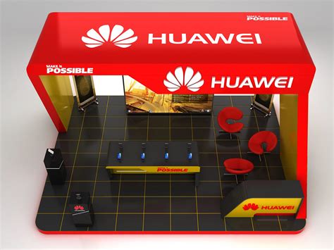 Huawei Exhibition Stall On Behance