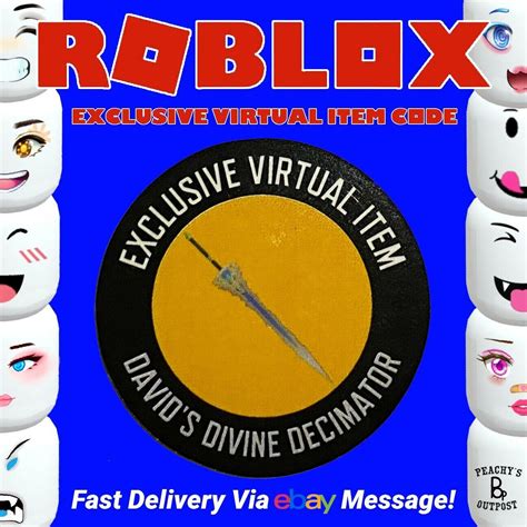 Roblox Ser 9 Celeb Black Davids Divine Decimator Virtual Item