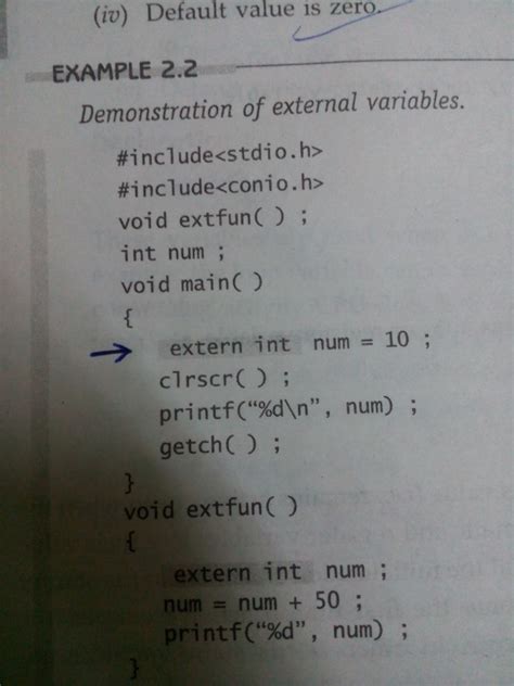 Programming In C Doubt Extern Variable Here They Initialized It Is It